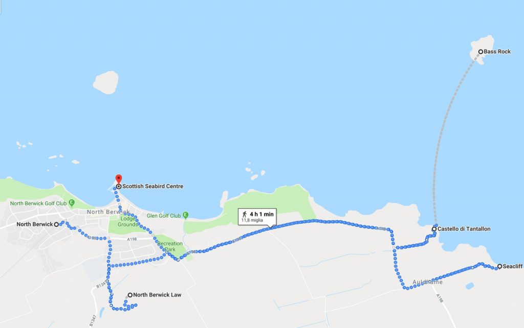 North Berwick, escursione di un giorno coi mezzi pubblici da Edimburgo