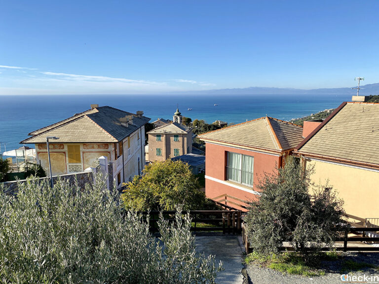 Monte di Santa Croce (Liguria), trekking ad anello da Bogliasco